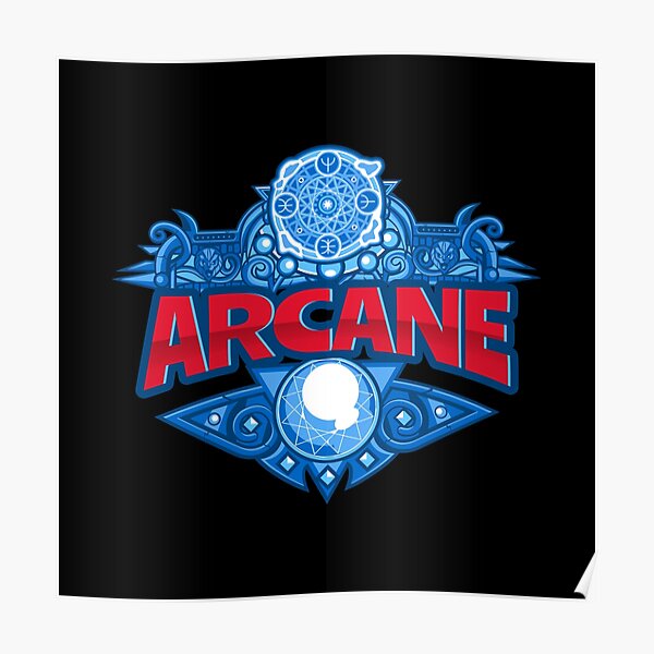 "Arcane League Symbol Sigel Legends Badge Parody Design " Poster by ...