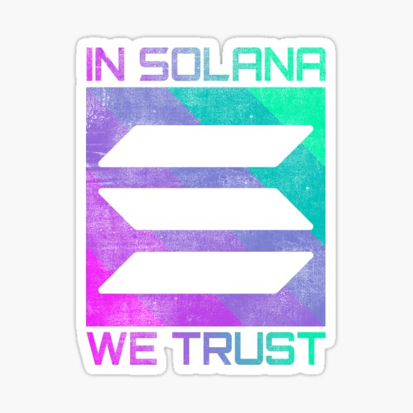 "Vintage In Solana We Trust Solana Coin Crypto Token Cryptocurrency ...