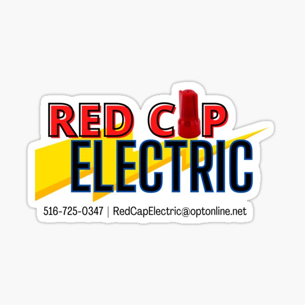 "Red Cap Logo" Sticker by BlueWidow | Redbubble