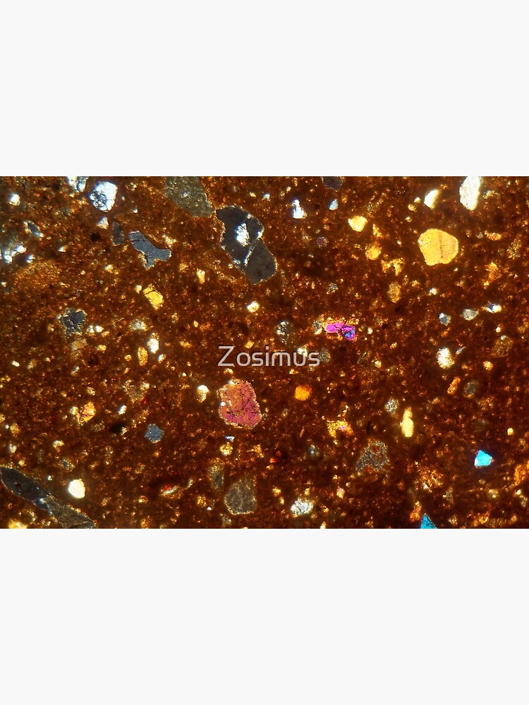 "Thin section of a brick under the microscope" Art Print for Sale by ...