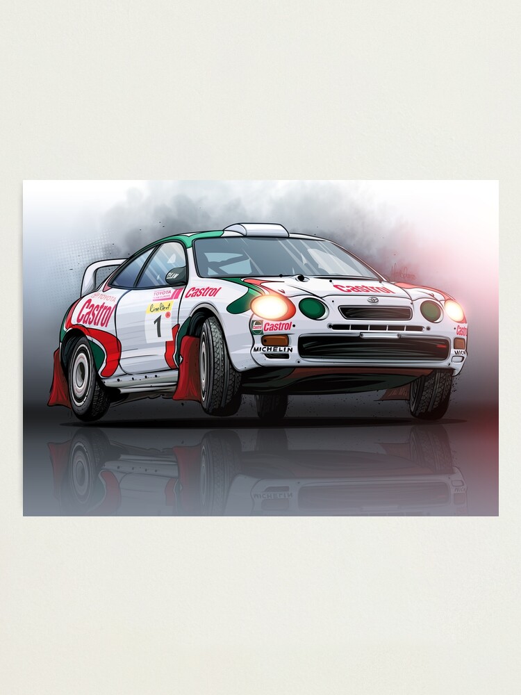 "Toyota Celica ST205 GT Four WRC" Photographic Print for Sale by ...