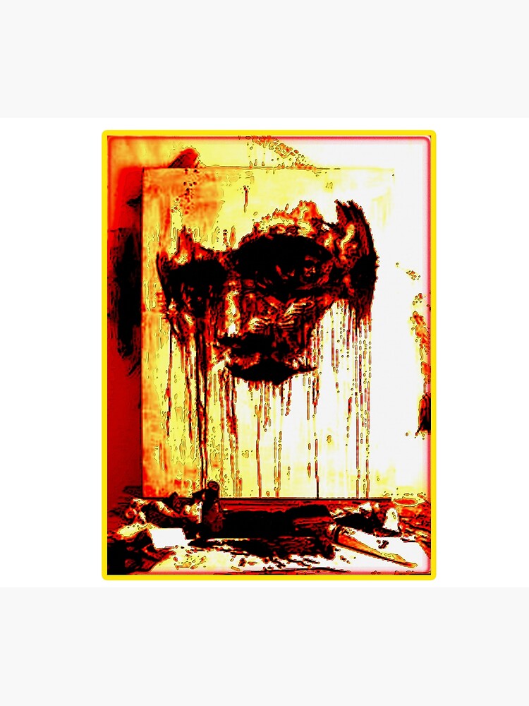 "Abstract Dripping Scary Face" Poster for Sale by ceampie1 | Redbubble