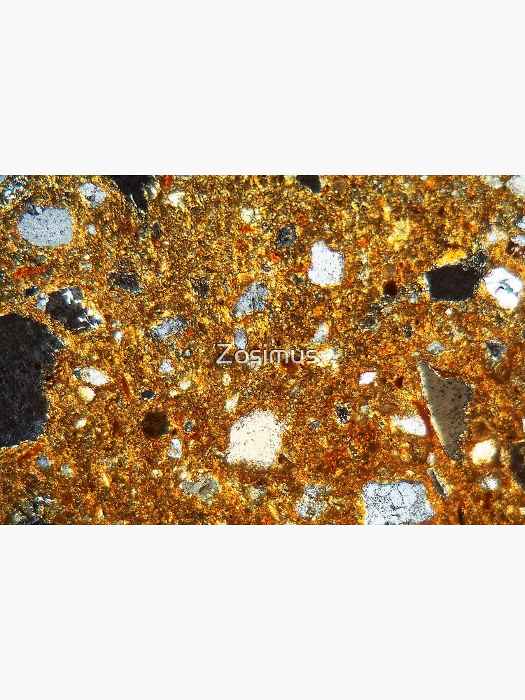 "Thin section of a brick under the microscope" Art Print by Zosimus ...