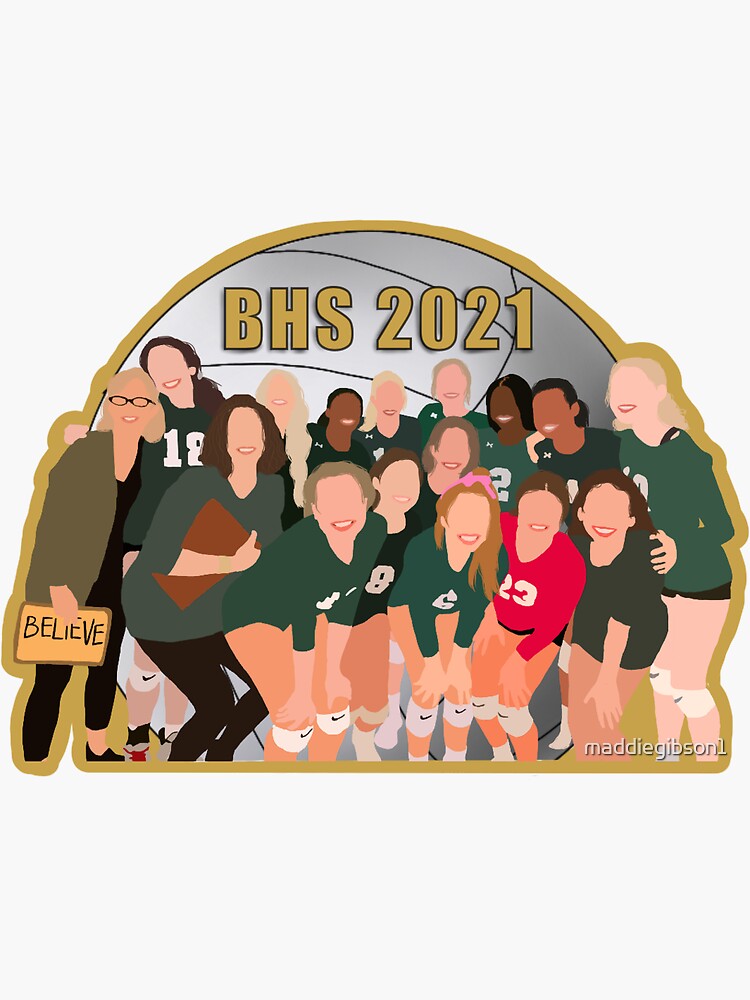 "BHS 2021" Sticker by maddiegibson1 | Redbubble
