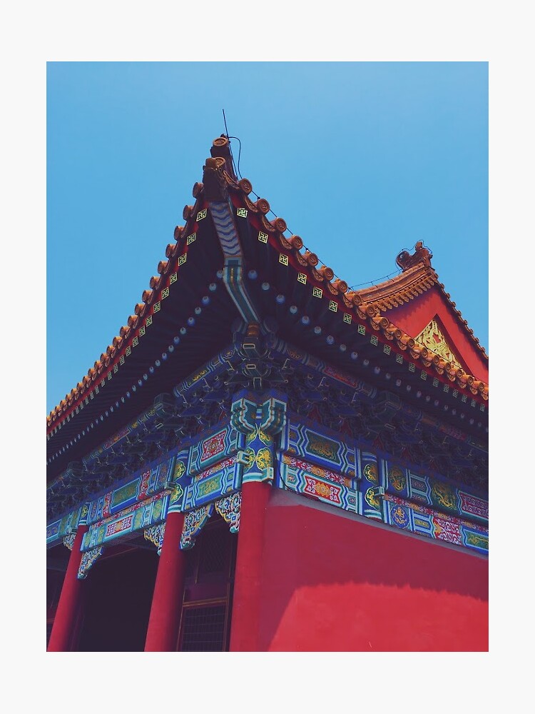 "China Forbidden City" Sticker for Sale by samyers1 | Redbubble