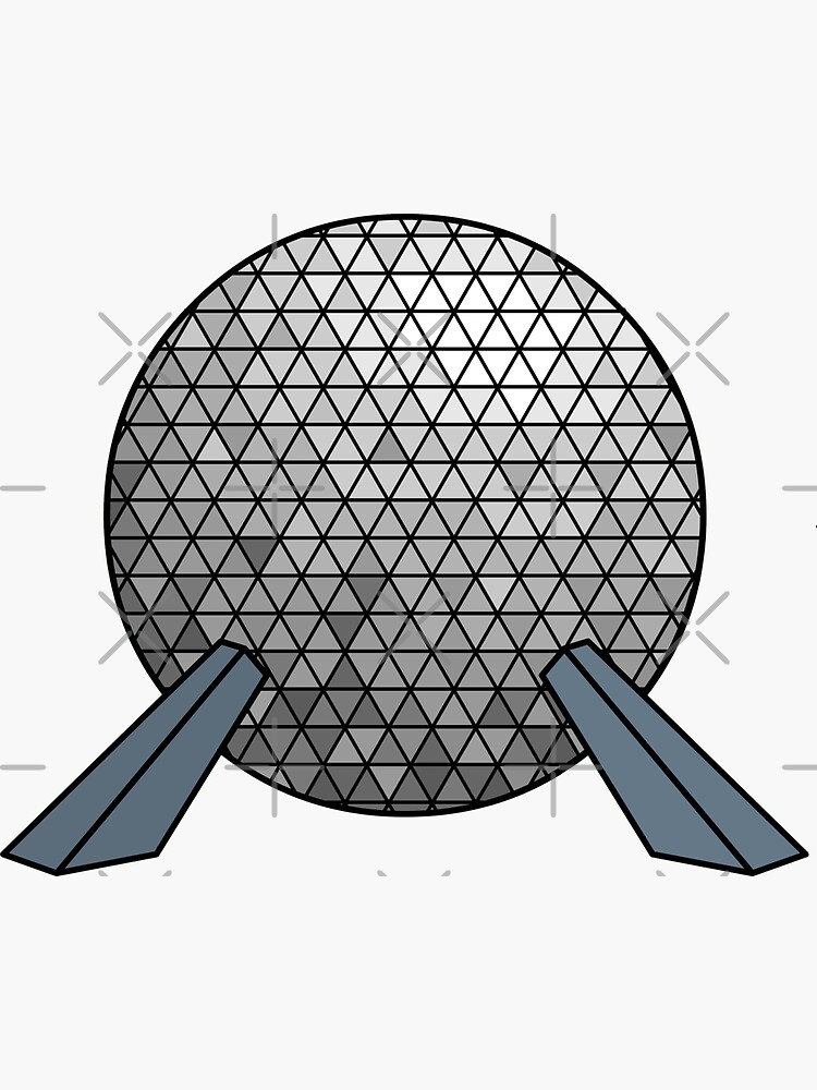 "EPCOT Ball" Sticker for Sale by CarlStickers | Redbubble