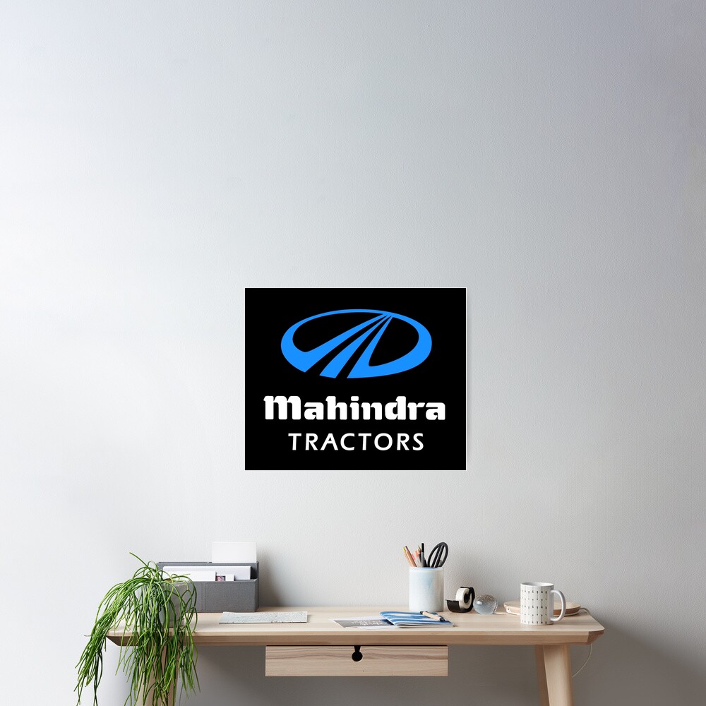 "TRACTOR - "MAHINDRA TRACTORS" LOGO" Poster for Sale by MaxGrant501 ...