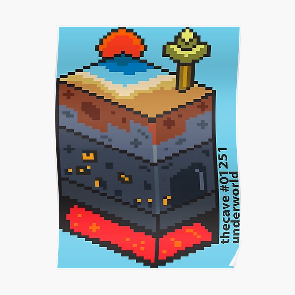 Póster «thecave inframundo pixel art» de thecave85 | Redbubble