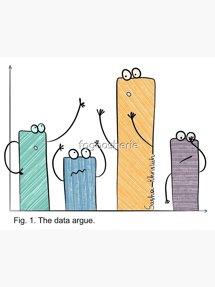 "Data argue in color" Poster for Sale by fogoosherie | Redbubble