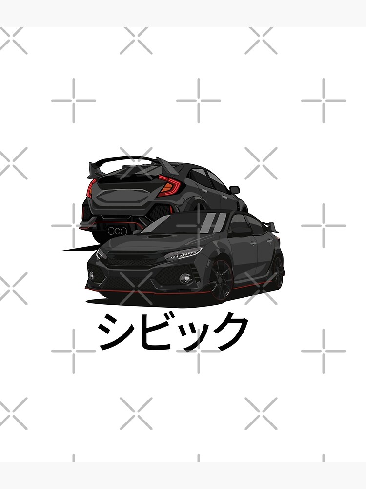 "Civic FK8 Type R" Poster by Gema008 | Redbubble