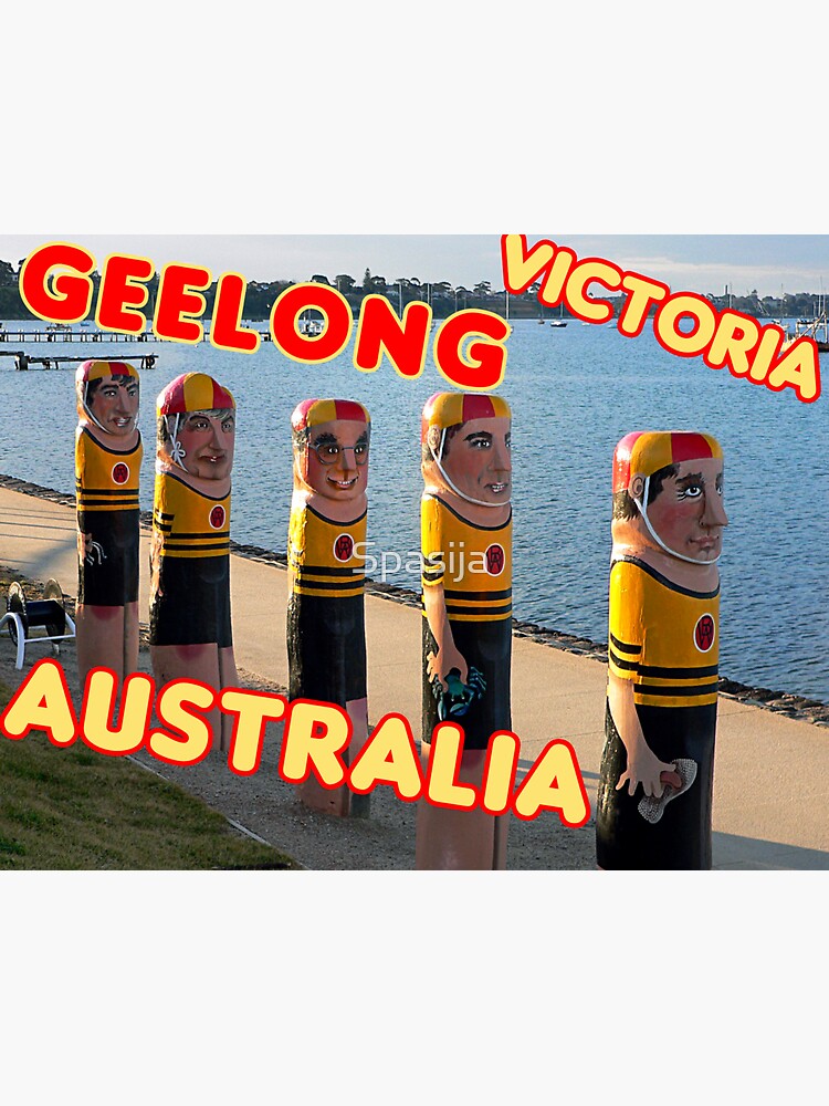 "Bollards Geelong " Sticker by Spasija | Redbubble