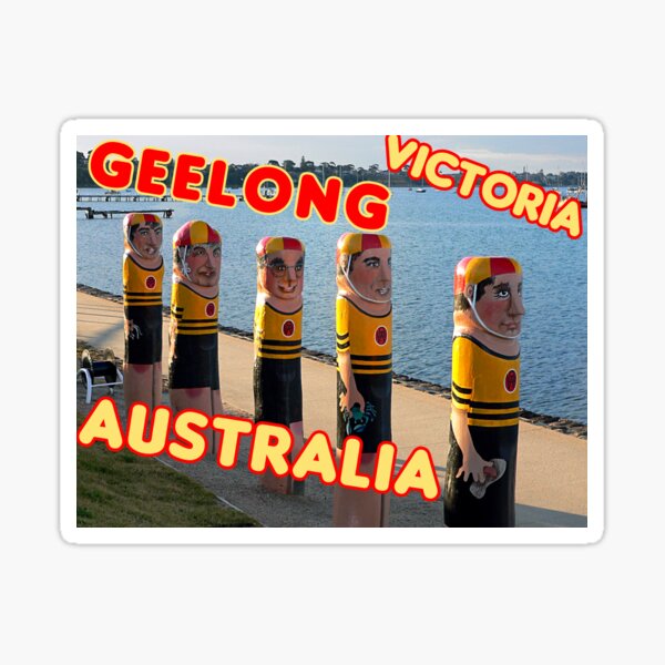 "Bollards Geelong " Sticker by Spasija | Redbubble