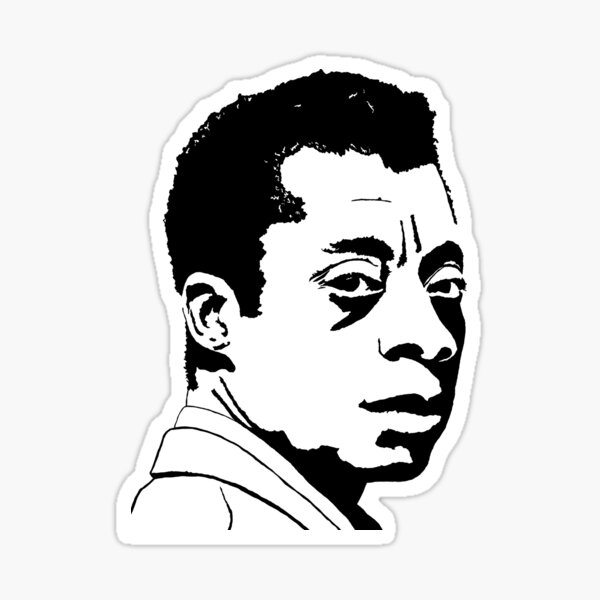 "James Baldwin" Sticker for Sale by liberatoryart | Redbubble