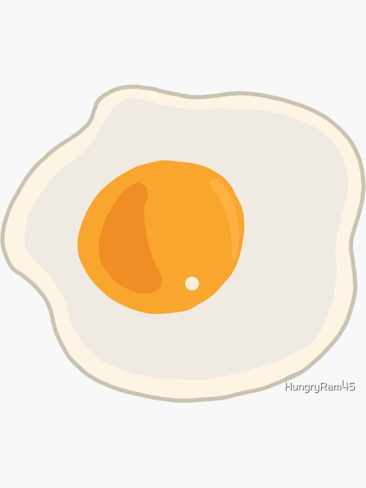"Sunny Side Up!" Sticker by HungryRam45 | Redbubble