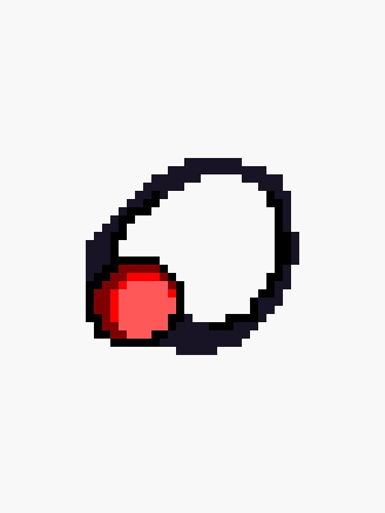 "8-Bit Red Ball Gag" Sticker for Sale by ElijahBaby | Redbubble