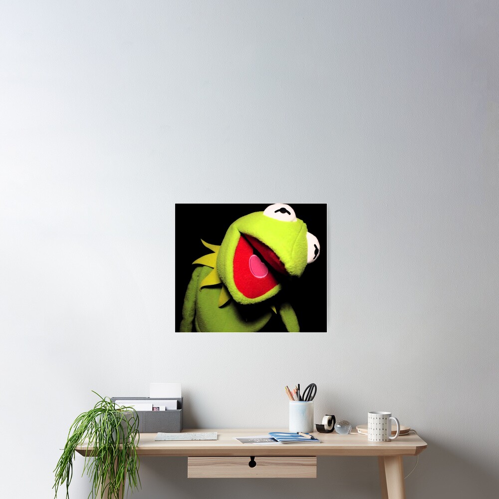 "Muppet Kermit Meme" Poster for Sale by SohaniAlfonso | Redbubble