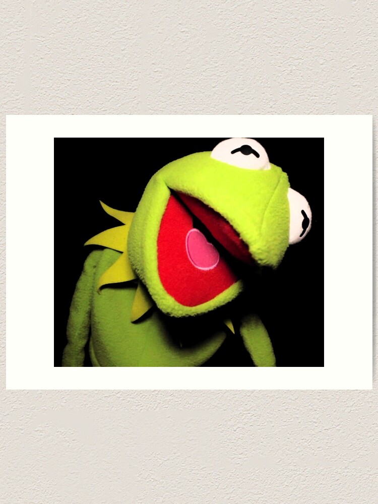 "Muppet Kermit Meme" Art Print for Sale by SohaniAlfonso | Redbubble