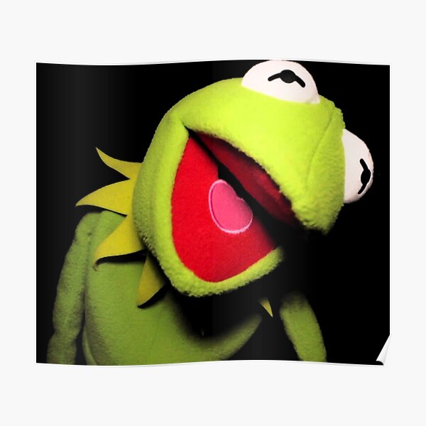 "Muppet Kermit Meme" Poster for Sale by SohaniAlfonso | Redbubble
