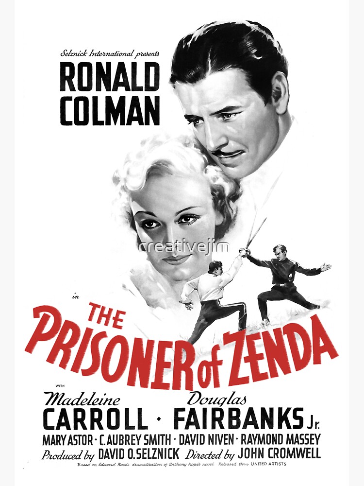 Prisoner Of Zenda 1937 Poster Sticker For Sale By Creativejim Redbubble