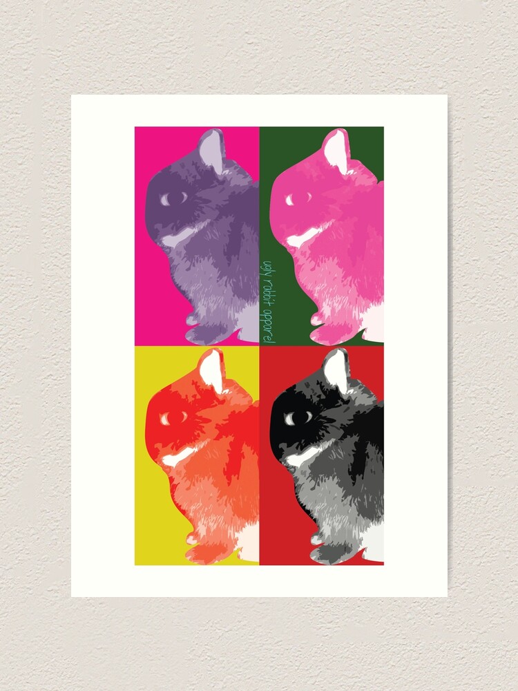 "Netherland Dwarf - Warholed" Art Print for Sale by uglyrabbit | Redbubble
