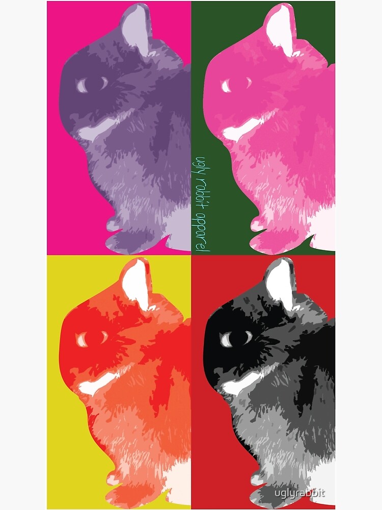 "Netherland Dwarf - Warholed" Art Print for Sale by uglyrabbit | Redbubble