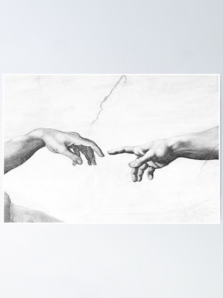 "The Creation of Adam" Poster for Sale by DolanDesigns | Redbubble