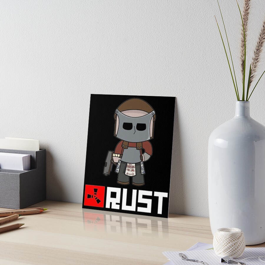 "Rust Survival Logo" Art Board Print by glenalaimo | Redbubble