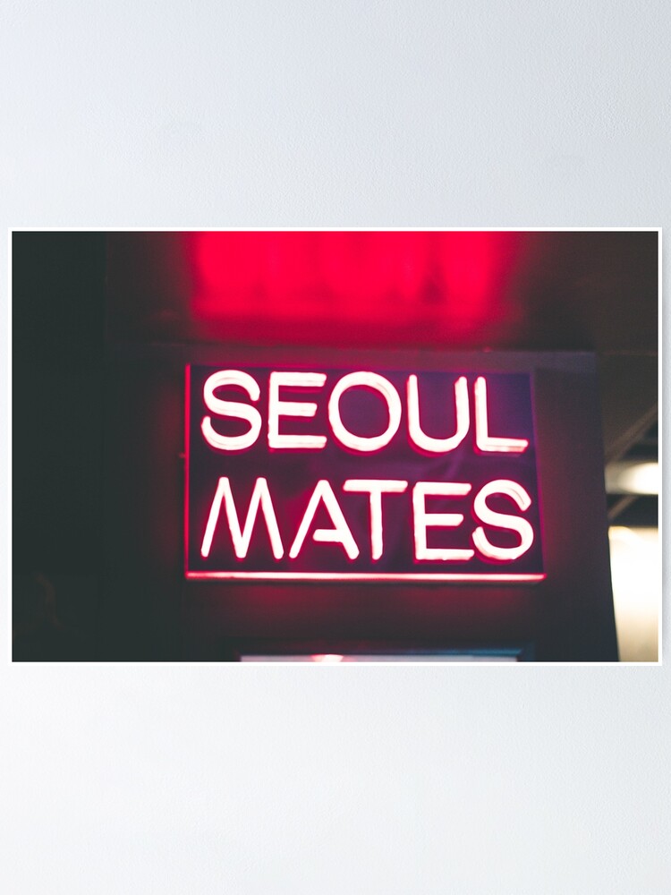 "SEOUL MATES" Poster for Sale by Rifzand | Redbubble