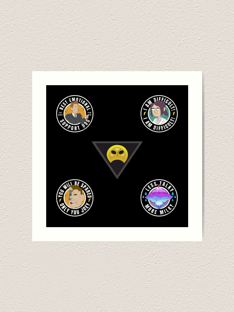 "Inside job sticker pack - Brett, Reagan, Myc, Robot, Robes, quotes ...