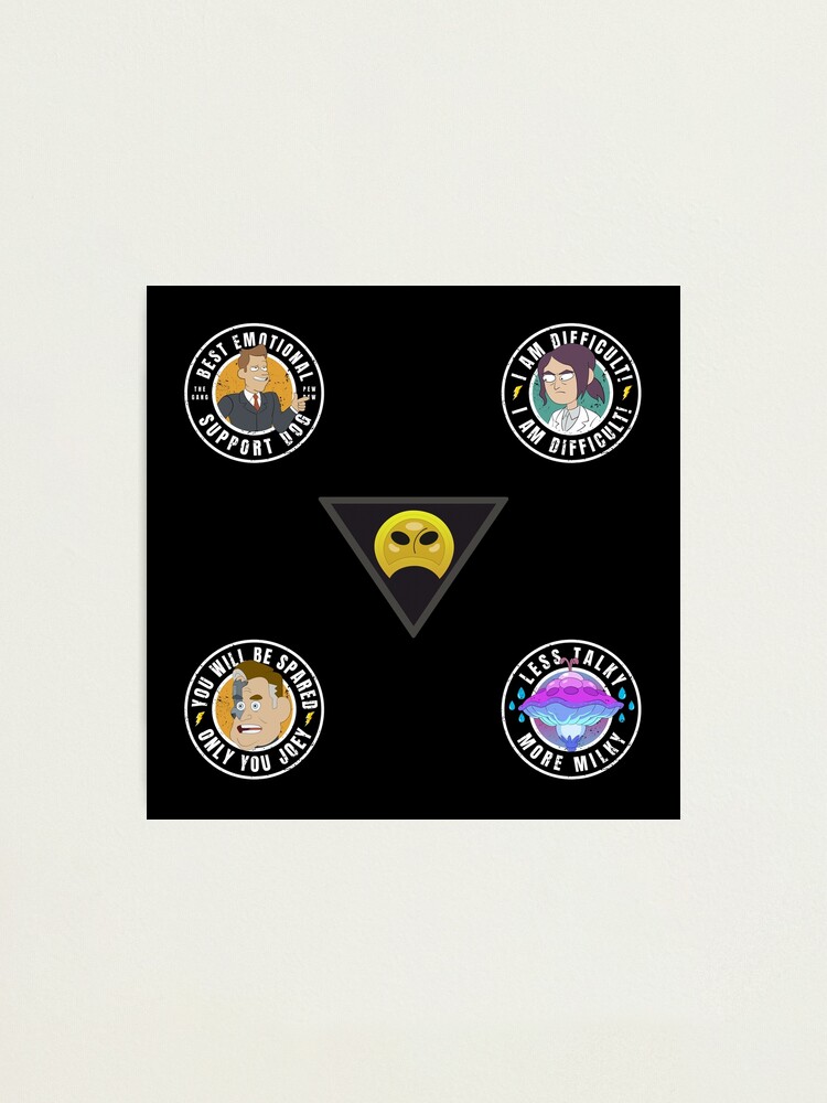 "Inside job sticker pack - Brett, Reagan, Myc, Robot, Robes, quotes ...
