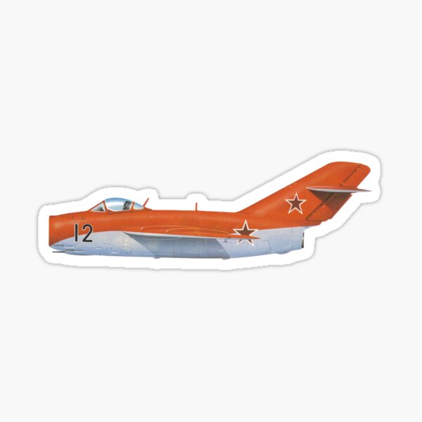 "The Feared Russian Mig " Sticker by taspaul | Redbubble