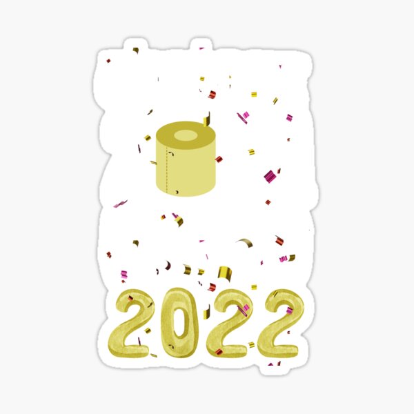 "Happy New Year 2022" Sticker by VAHPROD | Redbubble
