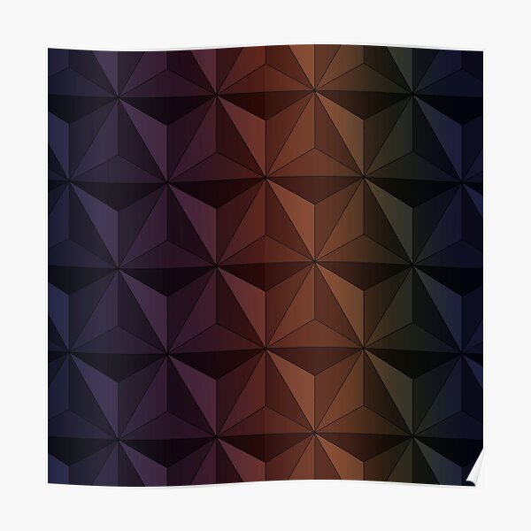 "SpaceShip Earth Tiles - Iridescent " Poster for Sale by FMGStore ...