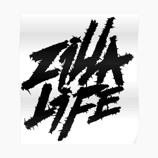 "Hardcore Logo" Poster for Sale by zillalife | Redbubble