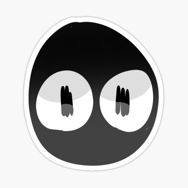 "Scary face" Sticker by victimvideo | Redbubble