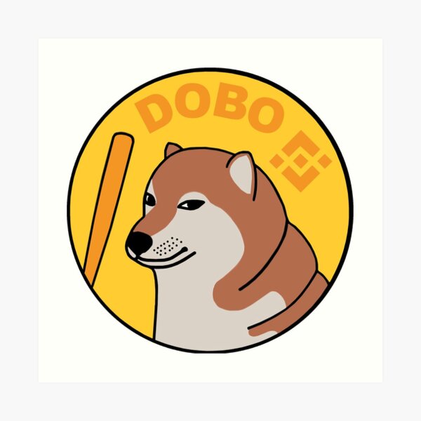 "$DOBO OG LOGO" Art Print by BONKshop | Redbubble
