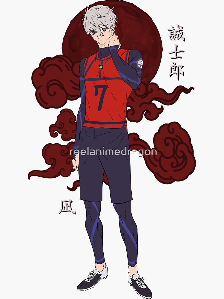 "Seishiro Nagi Red Team - Blue Lock" Sticker for Sale by ...