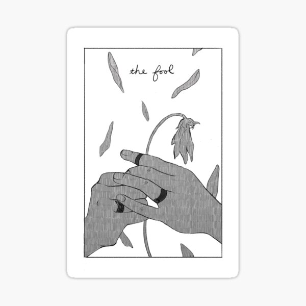 "The Fool" Sticker by sermna | Redbubble
