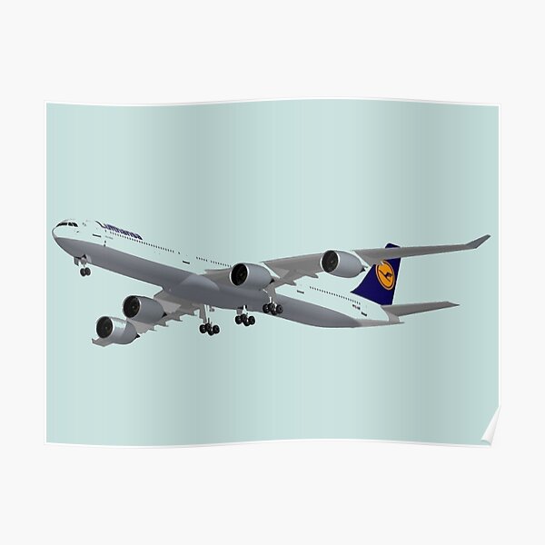 "Airbus A340" Poster for Sale by Ljubo339- | Redbubble