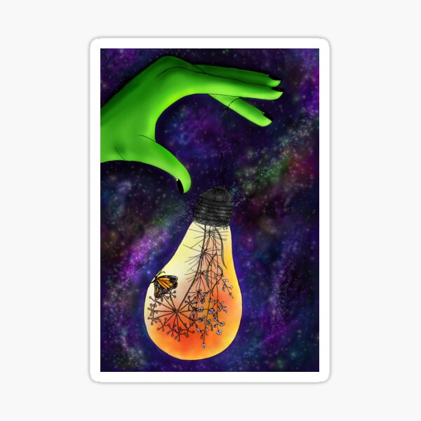 "On A String" Sticker for Sale by birdscollection | Redbubble