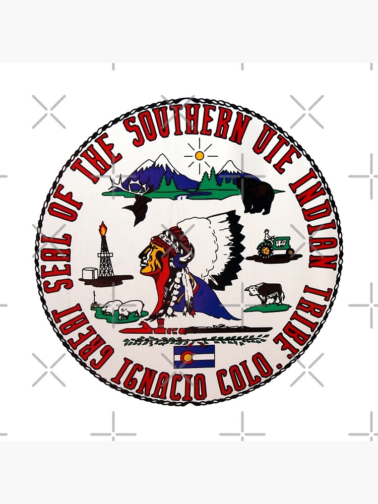 "Great Seal Of The Southern Ute Tribe" Poster for Sale by Pop-Pop-P-Pow ...