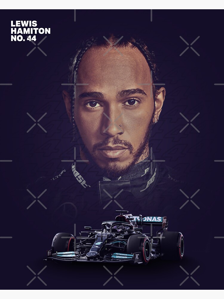 "F1 Lewis Hamilton 44" Sticker by fanaction | Redbubble