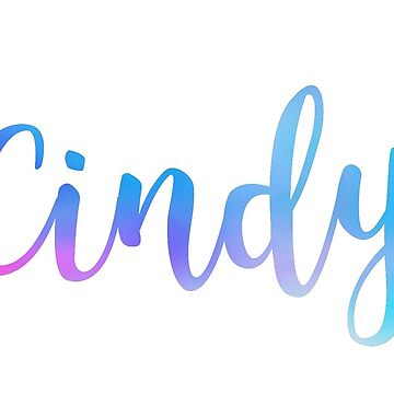 "Cindy" Sticker for Sale by Amymarado | Redbubble