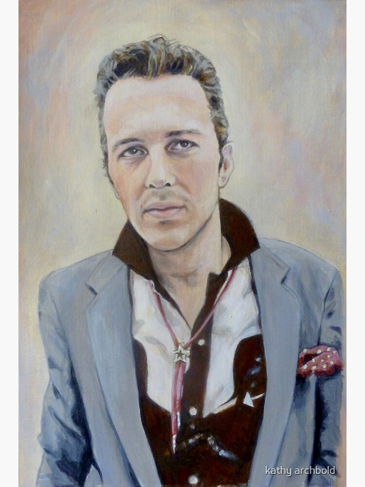 "Joe Strummer" Poster by kathyarchbold | Redbubble