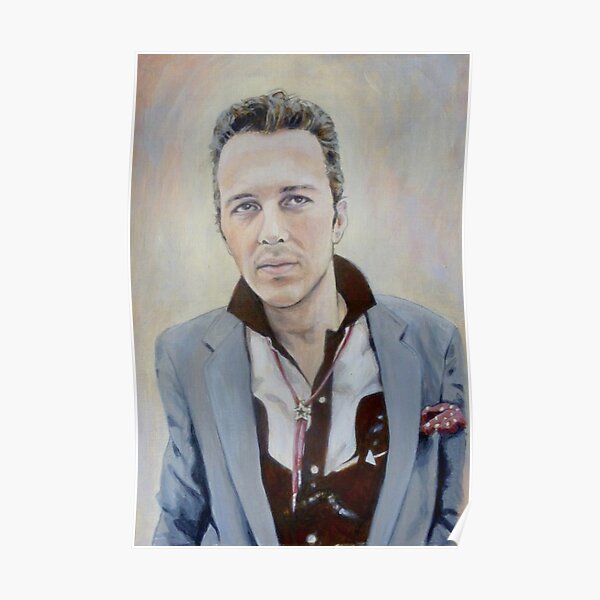 "Joe Strummer" Poster by kathyarchbold | Redbubble