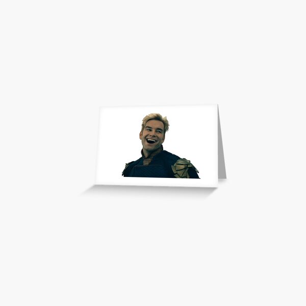 "Homelander's Crazy Laugh" Greeting Card by kidofwgkta | Redbubble
