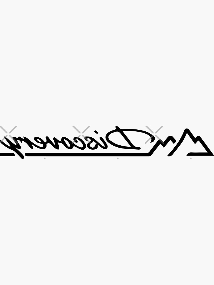 "4x4 Discovery Decal (Window Sticker)" Sticker for Sale by Dagoth0Ur ...