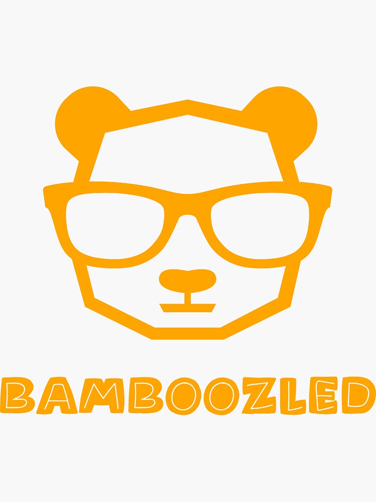 "Bamboozled" Sticker for Sale by LiToDesignCo | Redbubble