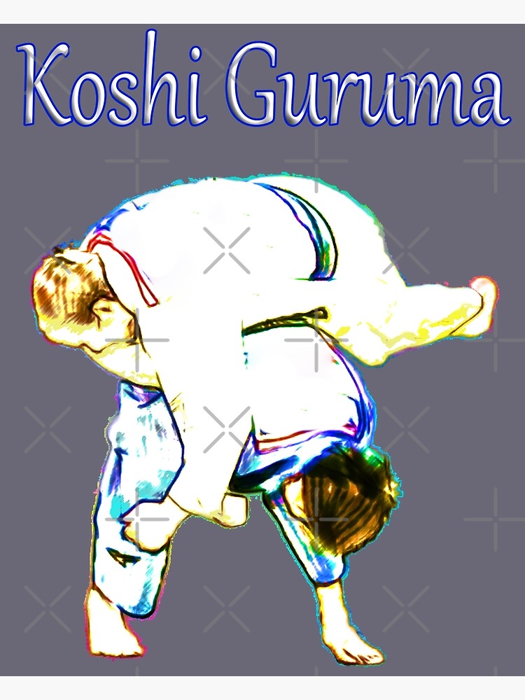 "Judo Koshi Guruma" Poster for Sale by GePadeSign | Redbubble