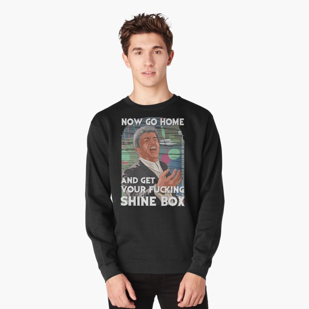 "Go home and get your Shinebox!" Sticker for Sale by balkanik | Redbubble